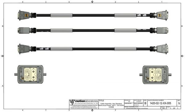 Custom Cable Assembly Manufacturers | Special Use Power Cables | Motion ...
