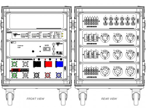 Modular Power Distribution Units | Portable Motor Control | Stage Power ...