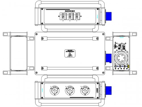 Auxiliary Power Distribution | Stackable Power Distribution Units ...